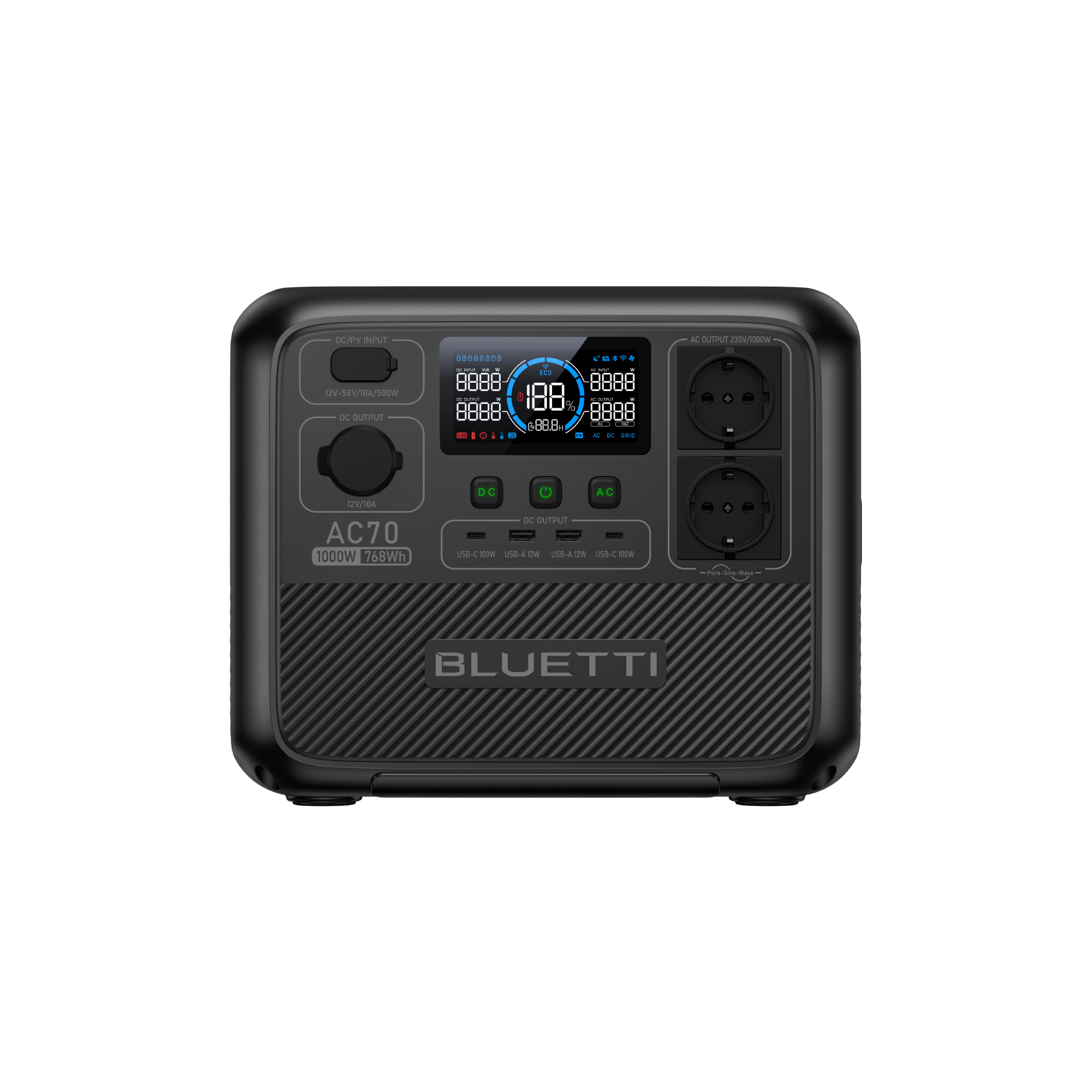 BLUETTI AC70 Station électrique portable | 768 Wh 1.000W - BLUETTI FR - BLUETTI FR